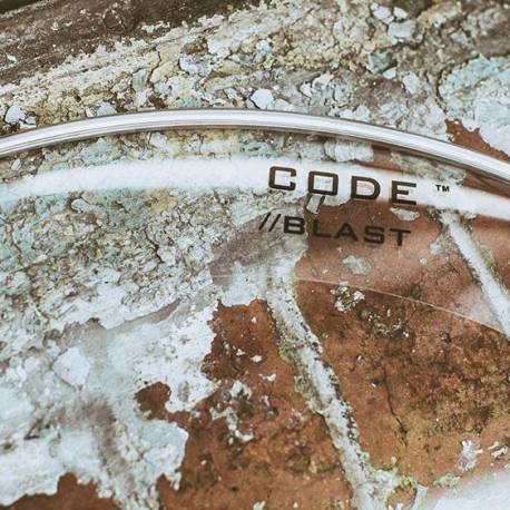 Peau CODE grosse caisse simple pli transparente